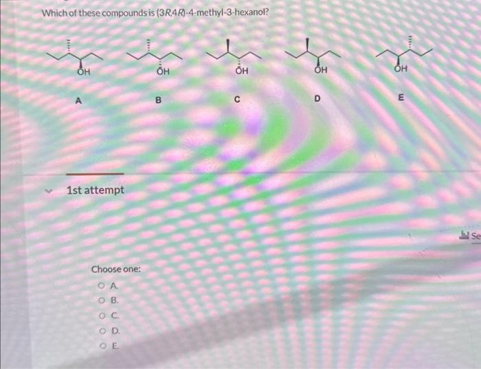 Solved Which of these compounds is | Chegg.com