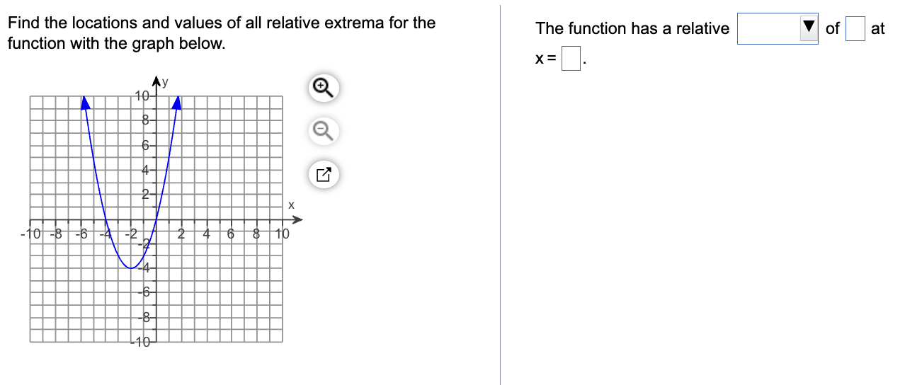 Solved Find the locations and values of all relative extrema | Chegg.com