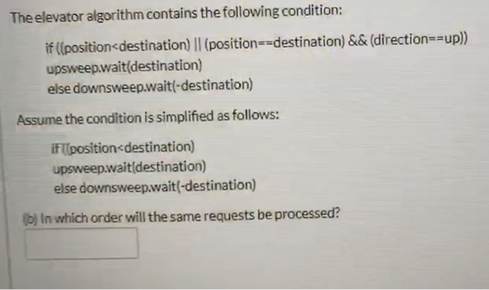 Consider the elevator. The tevatoris currently oor | Chegg.com