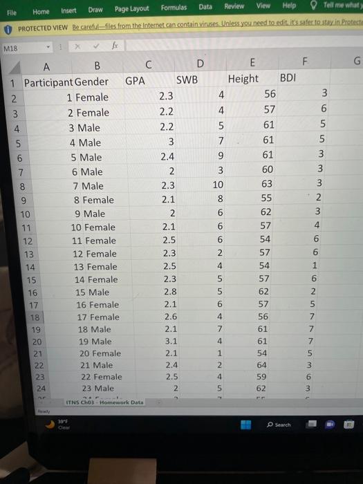 Please use the Chapter 3 homework data file for this | Chegg.com