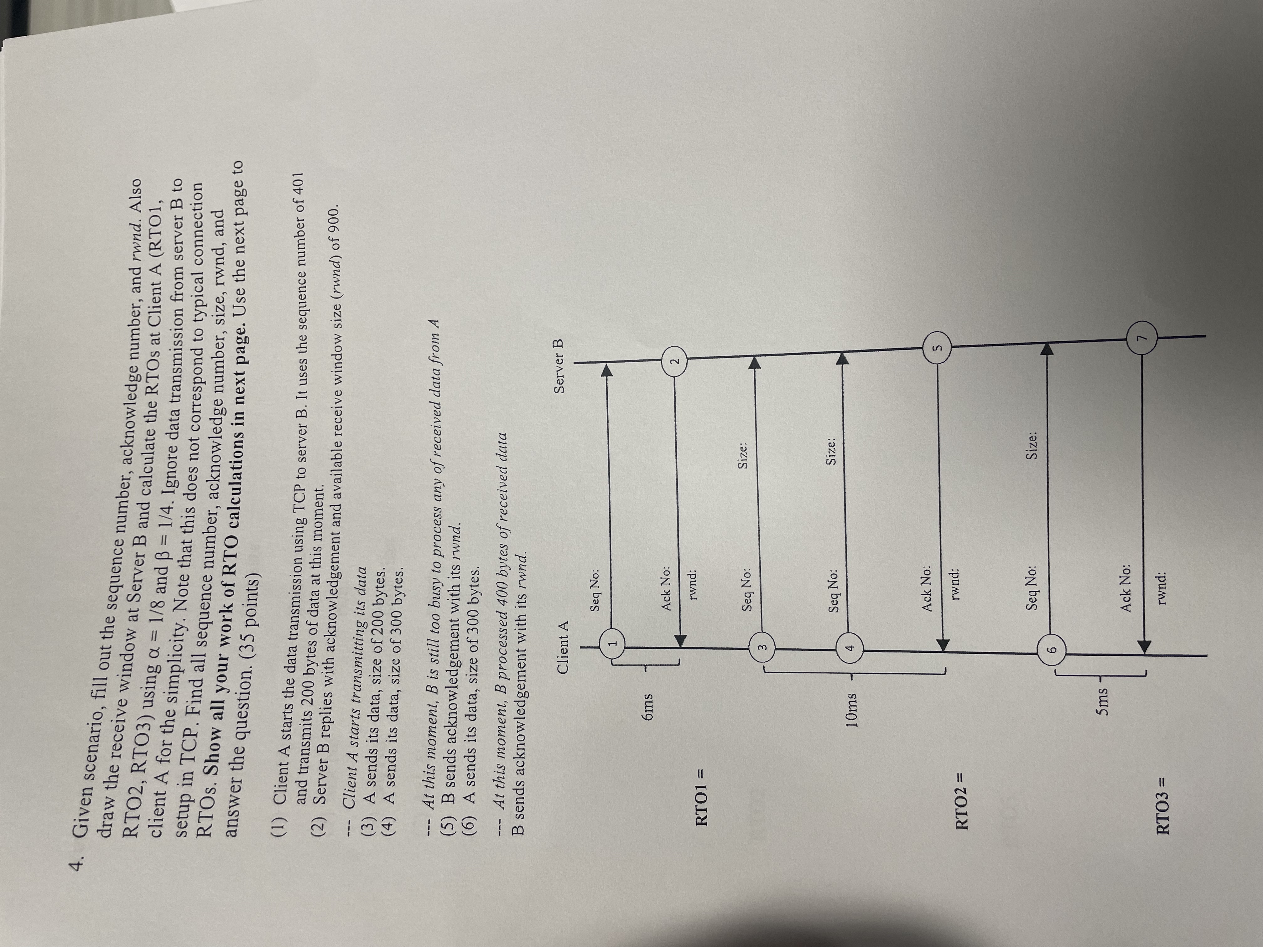 Solved Your answer:(1) ﻿Seq No:(2) ﻿Ack No:rwnd:(3) ﻿Seq | Chegg.com