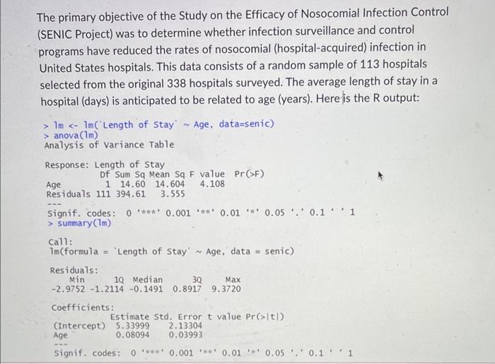 Solved The primary objective of the Study on the Efficacy of | Chegg.com