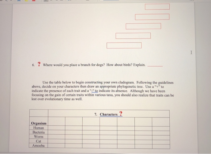 Solved Use the table below to begin constructing your own | Chegg.com