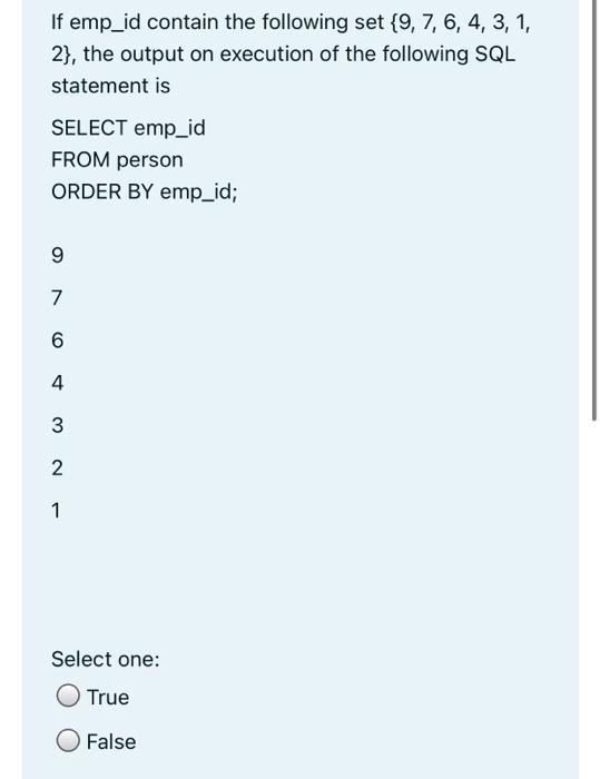 Solved The following two statements will produce different | Chegg.com