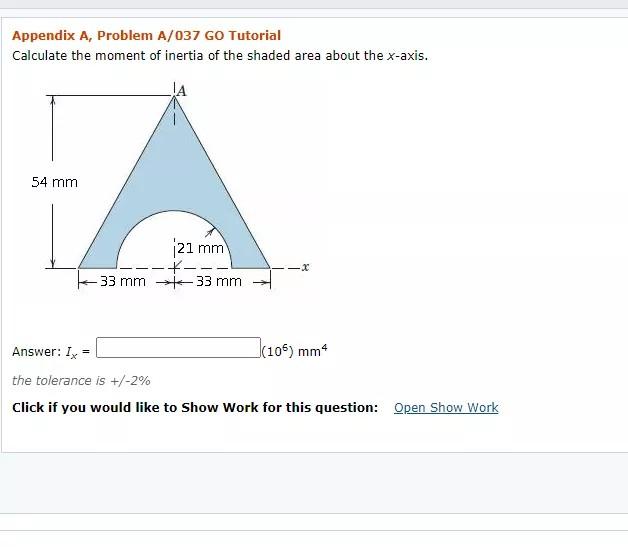 Solved Appendix A. Problem A/037 GO Tutorial Calculate the | Chegg.com