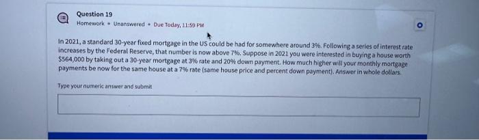 Solved Homework * Unanswered + Due Today, 11:59 PU In 2021, | Chegg.com