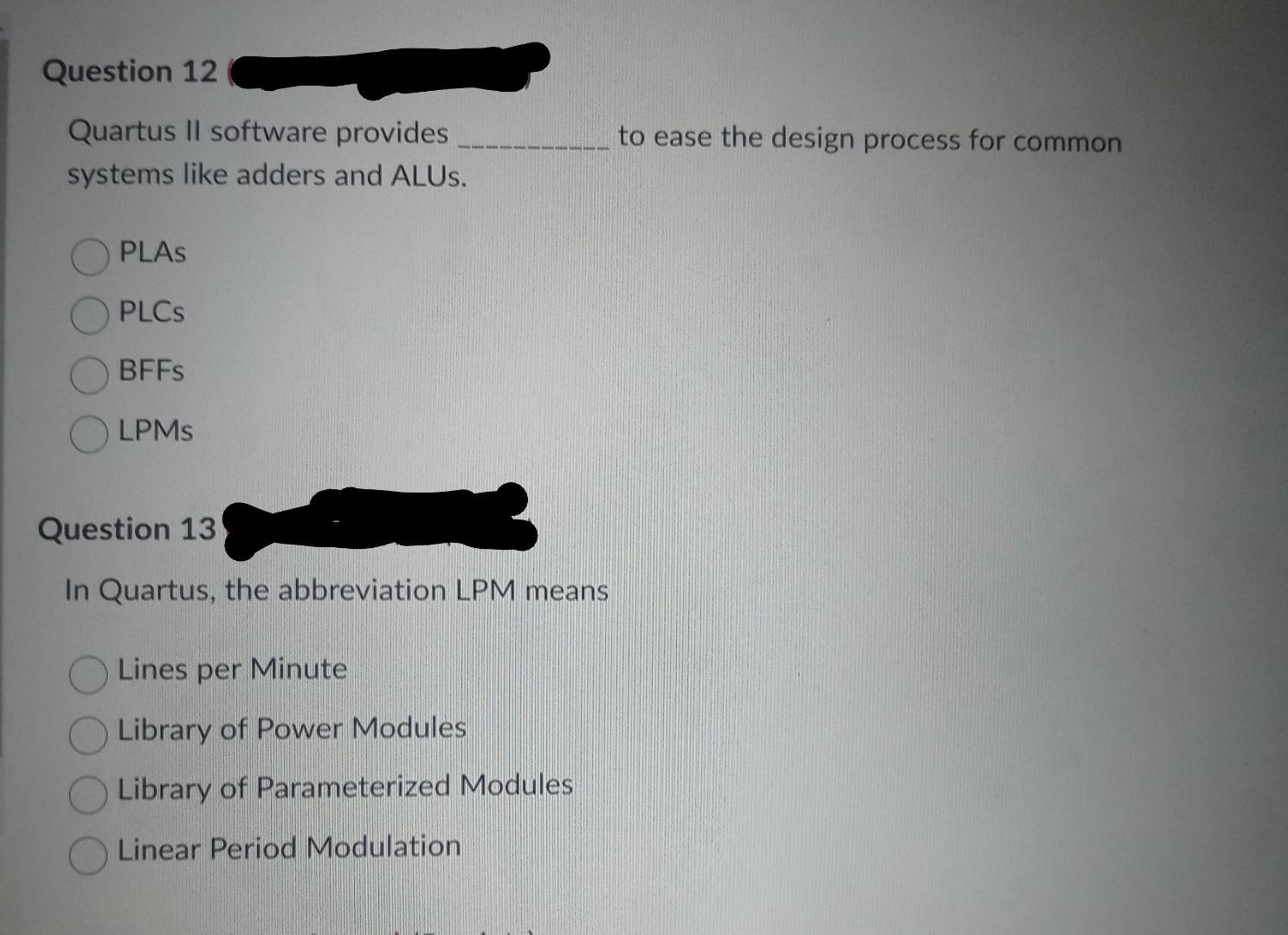 Solved In Quartus II, when viewing a vector waveform | Chegg.com