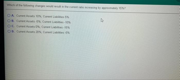 Solved Which of the following changes would result in the | Chegg.com
