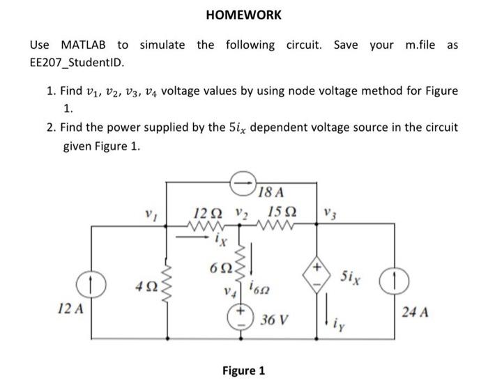 Solved Homework Use Matlab To Simulate The Following