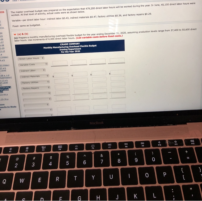 Solved Problem 23-2A a-b, d (Video) (Part Level Submission) | Chegg.com
