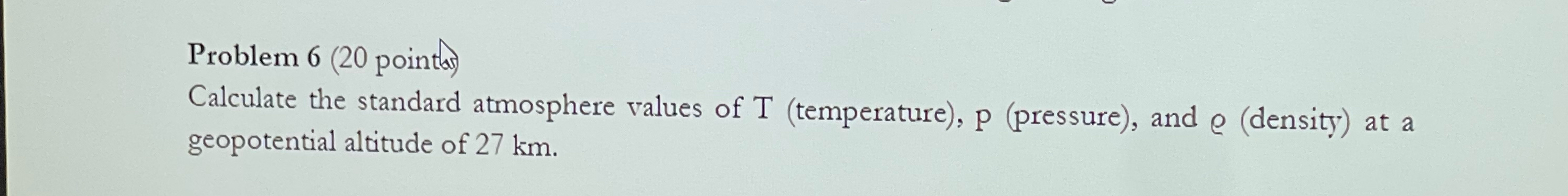 Solved Problem 6 (20 ﻿pointar)Calculate the standard | Chegg.com