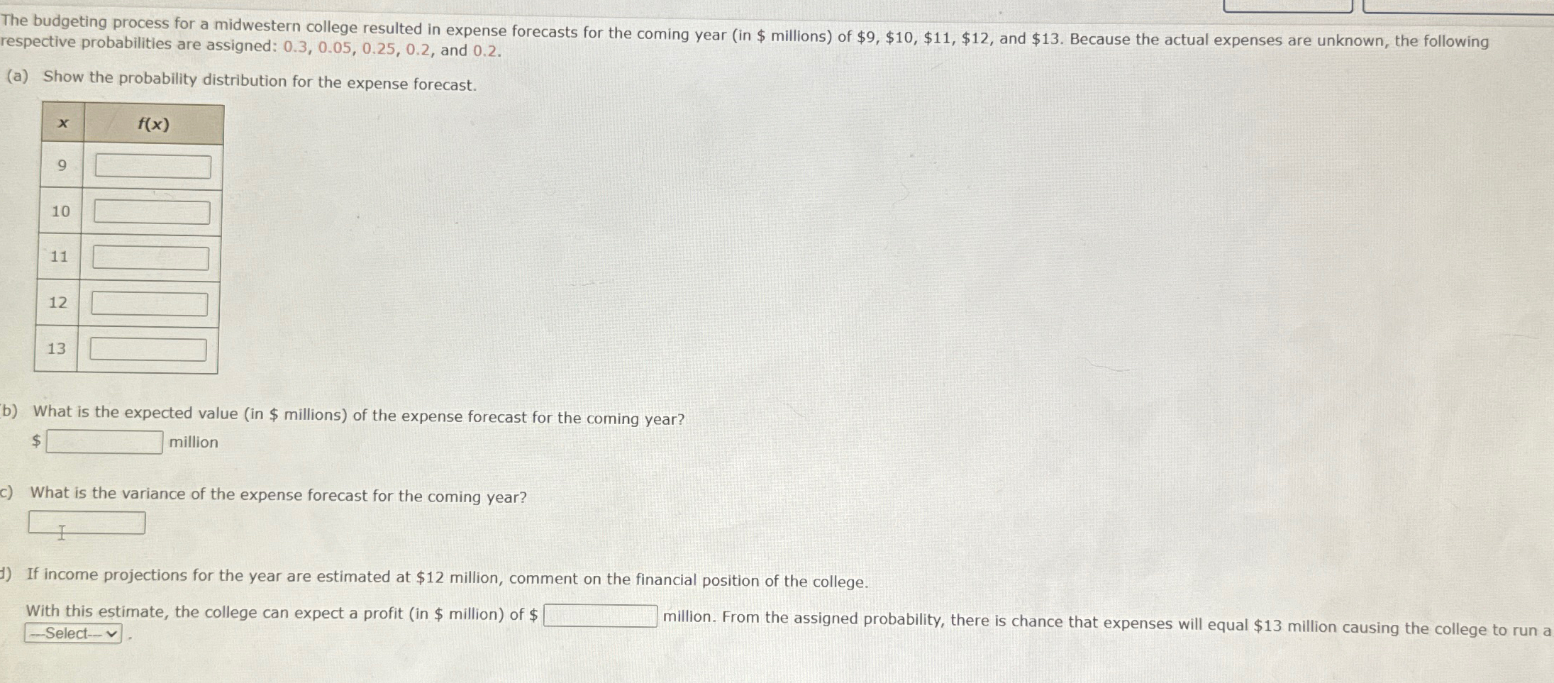 Solved respective probabilities are assigned: | Chegg.com
