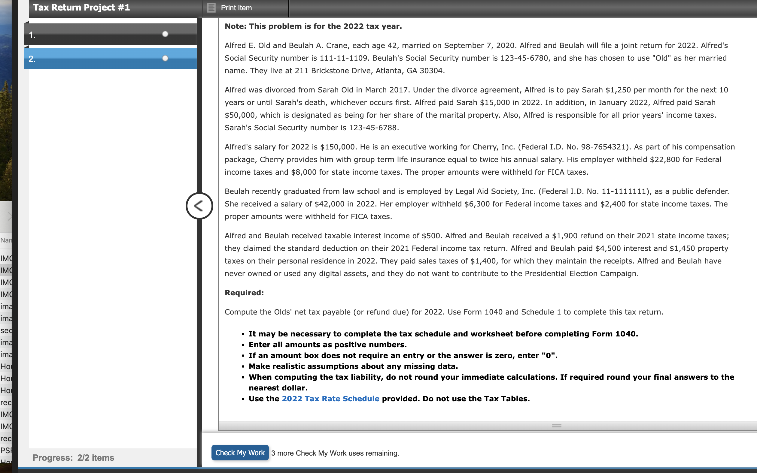 Solved PLEASE CHECK MY WORK AND CORRECT IT | Chegg.com