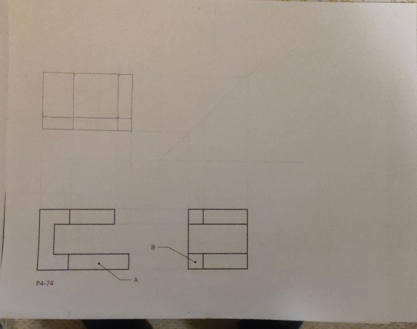 Solved The one drawn with the pencil are the missing views | Chegg.com
