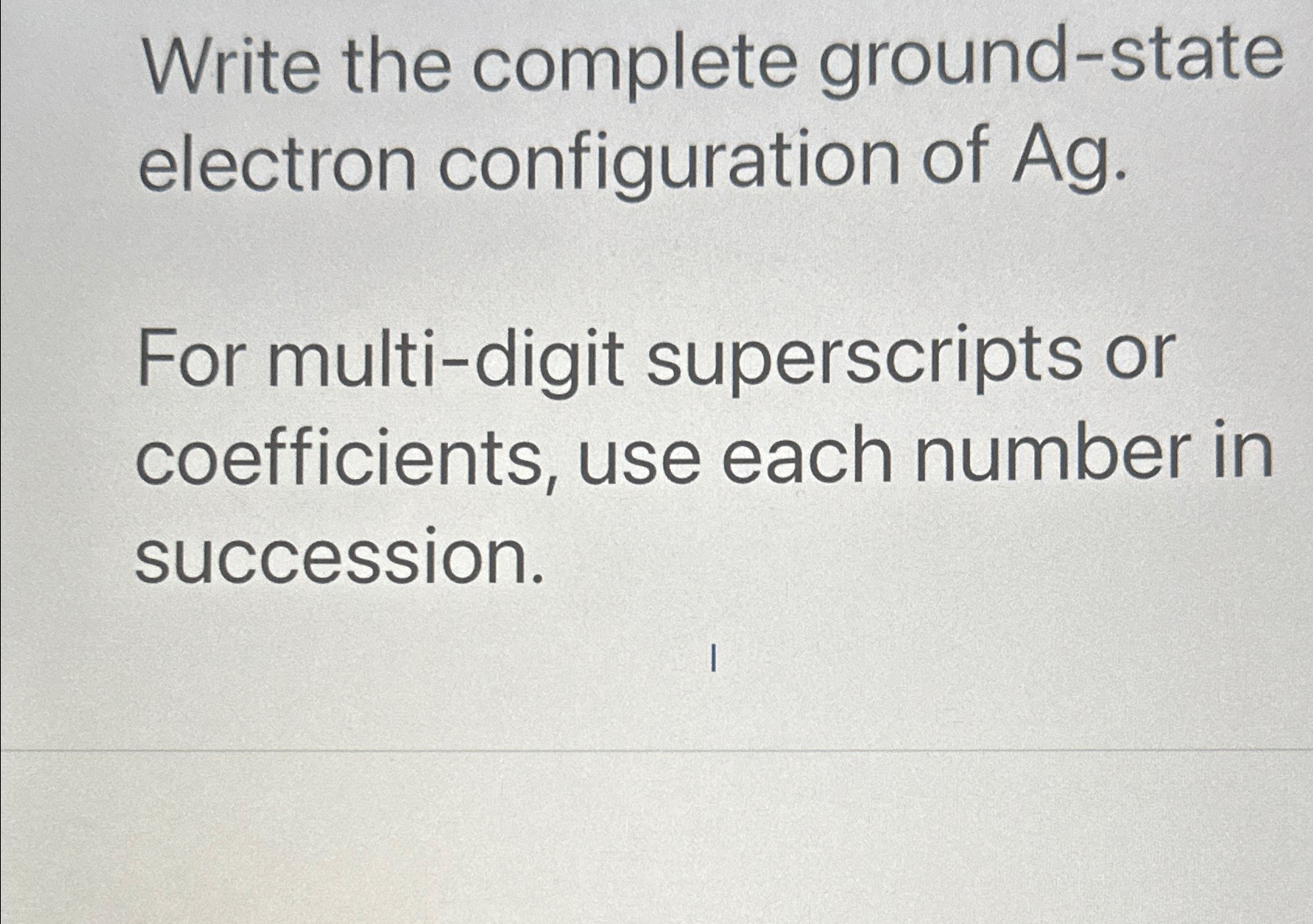 Solved Write The Complete Ground State Electron