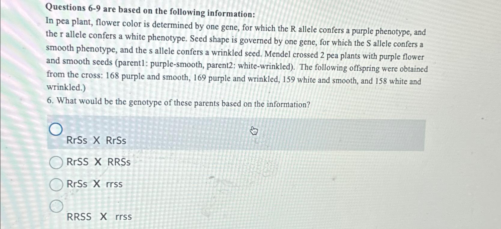 Solved Questions 6-9 ﻿are based on the following | Chegg.com