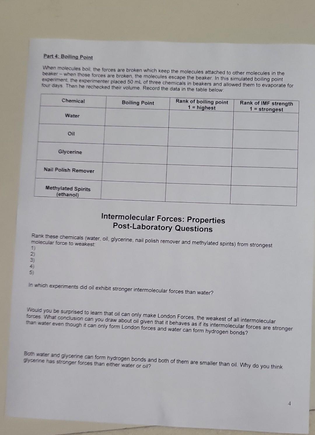 Solved Module 7: Intermolecular Forces and Properties | Chegg.com