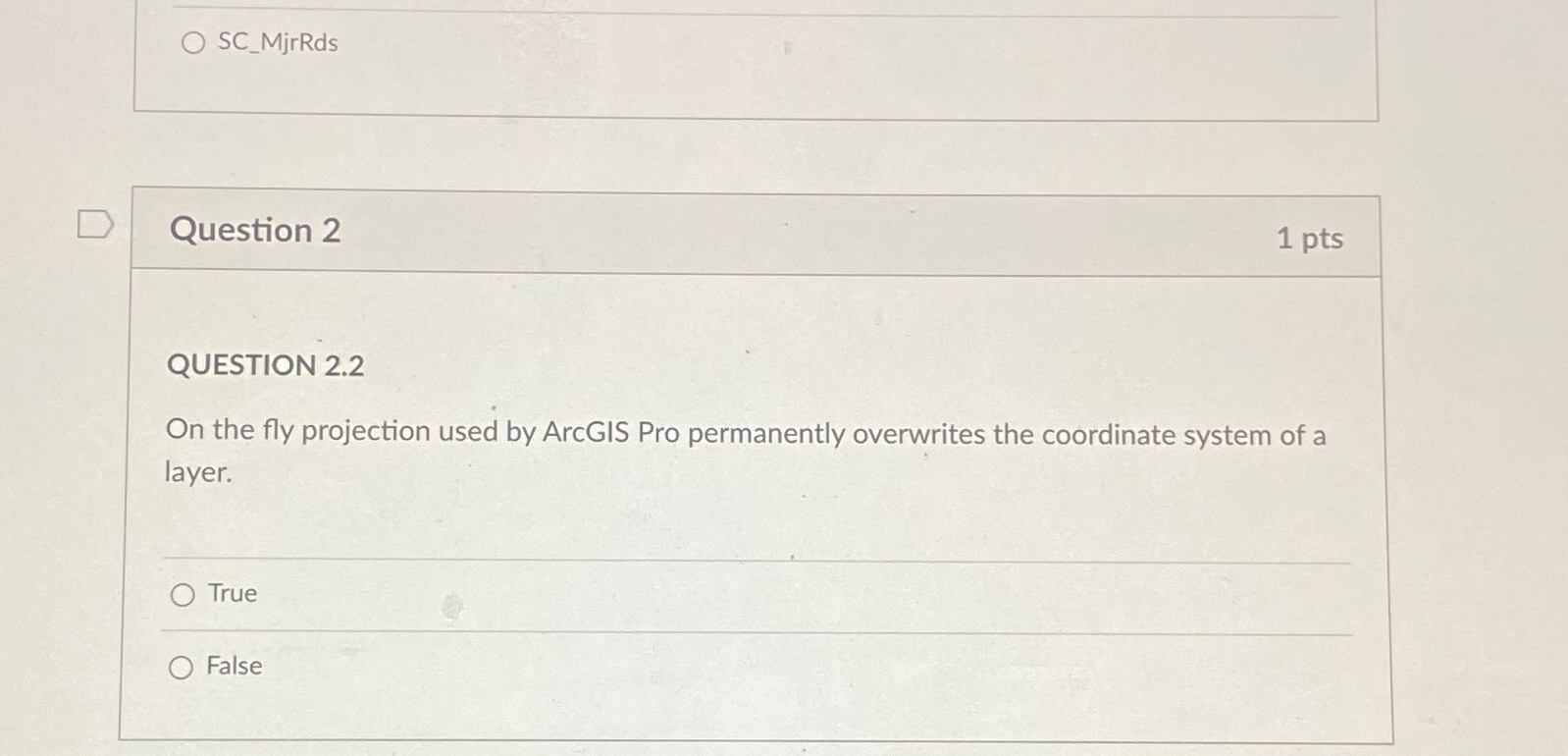 Solved Question 21 ﻿ptsQUESTION 2.2On the fly projection | Chegg.com