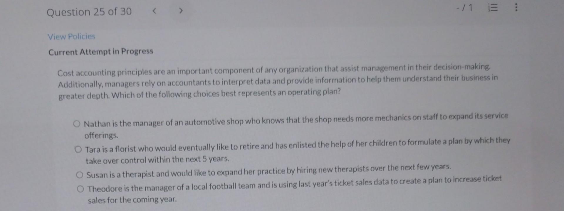 Solved Current Attempt in Progress Cost accounting | Chegg.com