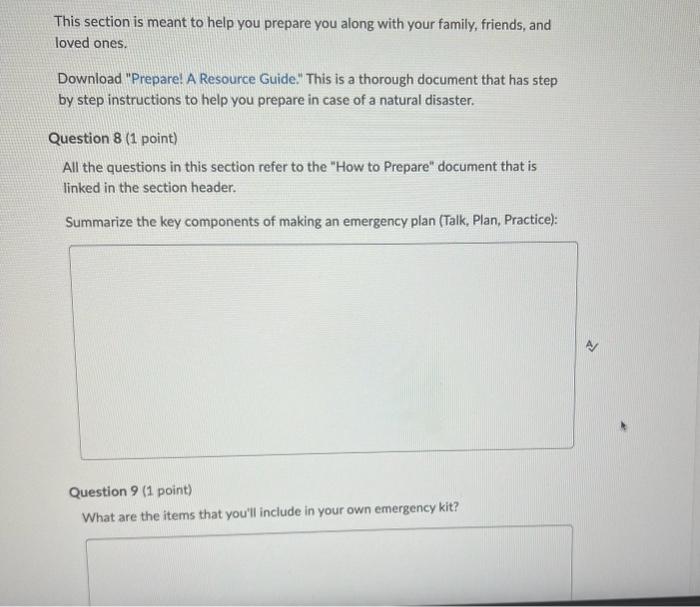 Solved This section is meant to help you prepare you along | Chegg.com