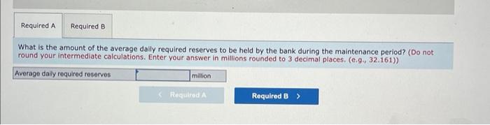 Solved The average daily reserves at the Fed for the 14-day | Chegg.com