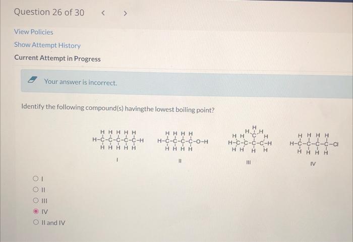 Solved Identify the following compound(s) having the highest | Chegg.com