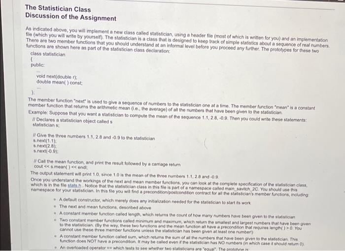 Solved Programming Assignment 1 - Implement and Test the | Chegg.com