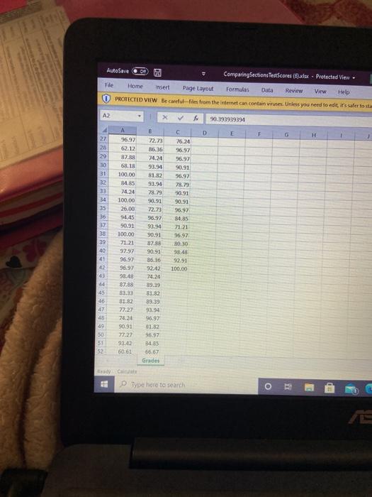 The Math Department Chair is interested to know if | Chegg.com