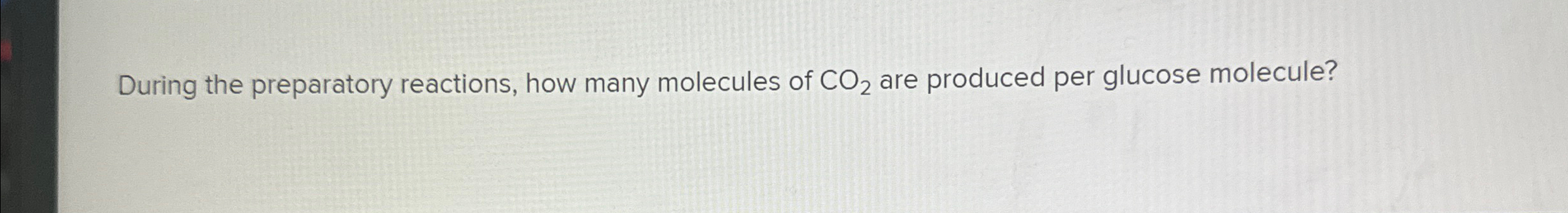 Solved During the preparatory reactions, how many molecules | Chegg.com
