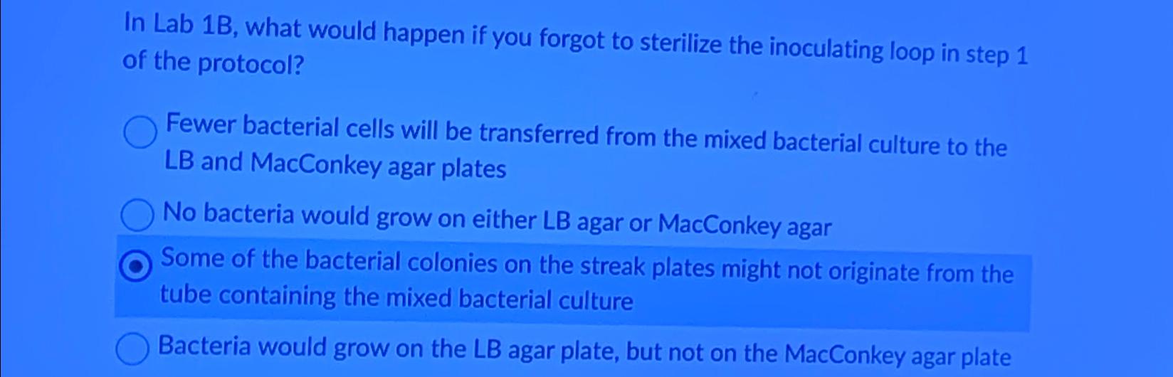 Solved In Lab 1B, ﻿what would happen if you forgot to | Chegg.com