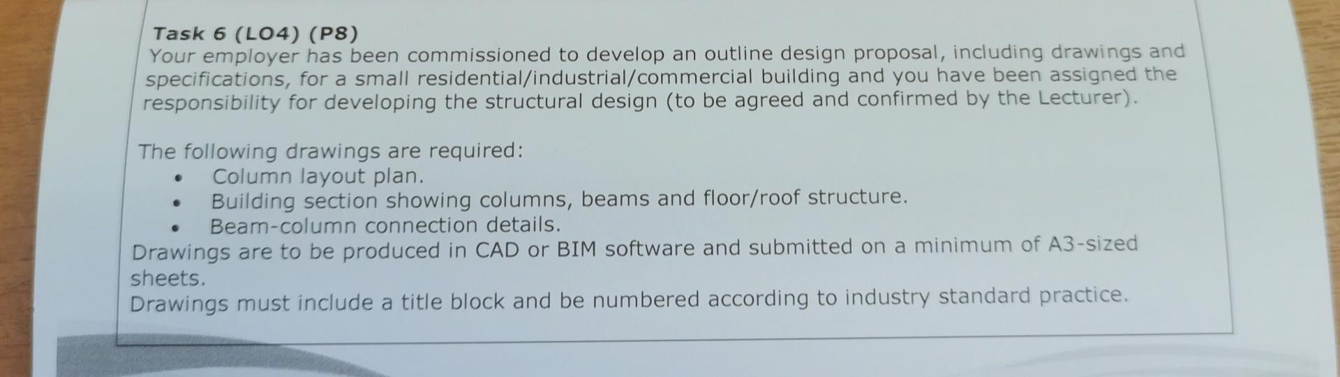 Solved Task 6 (L04) (P8) Your employer has been commissioned | Chegg.com