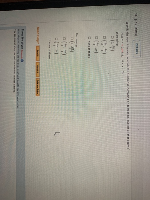 Solved 8. (-12 points) DETAILS Use the graph to estimate the | Chegg.com
