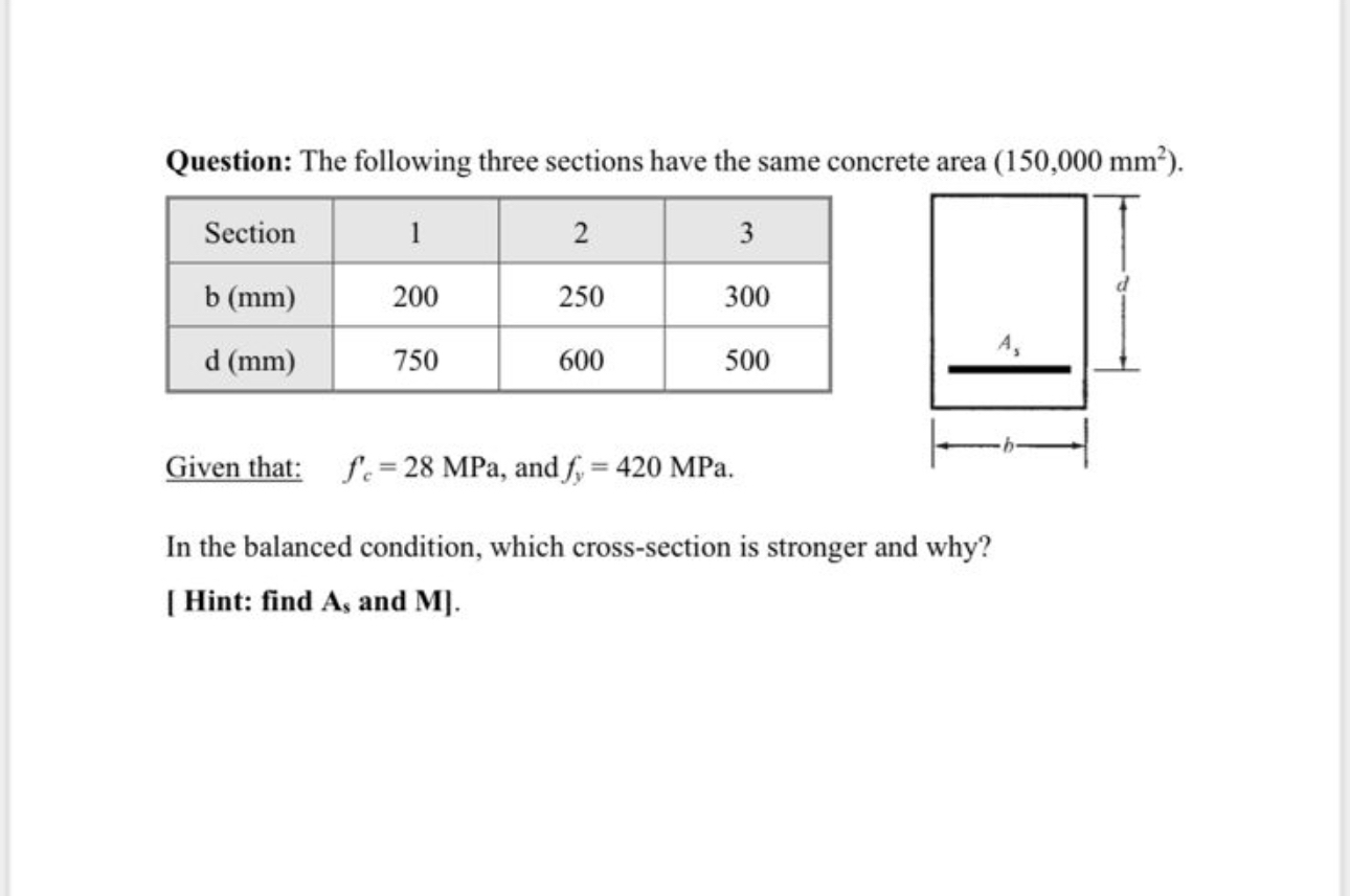 Question: The following three sections have the same | Chegg.com