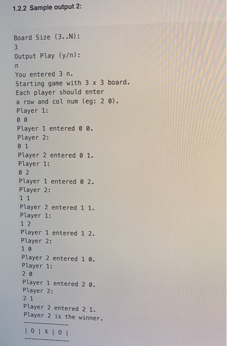 Solved In this problem, you will implement Tic-tac-toe for | Chegg.com