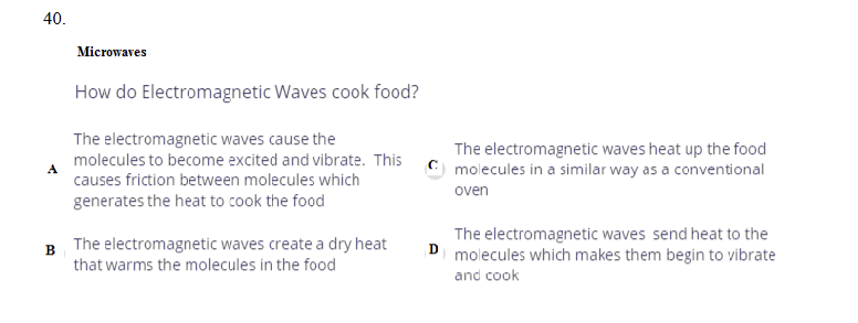 High Quality SOLUTION 40.MicrowavesHow do Electromagnetic Waves cook ...