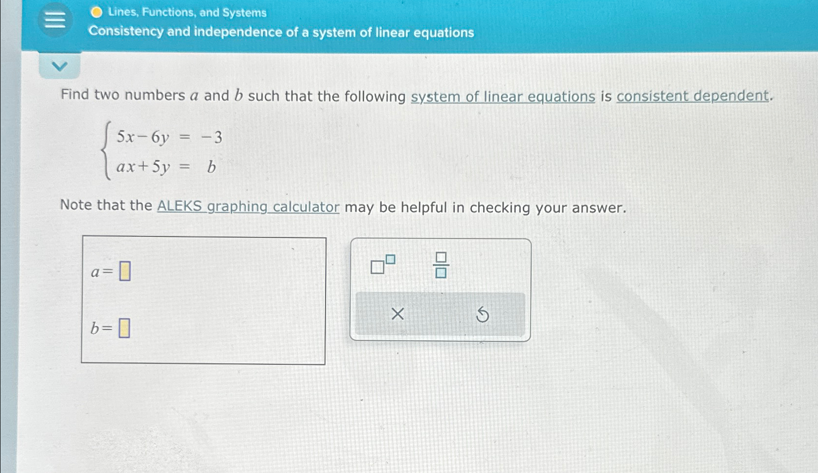 Solved Lines Functions And Systemsconsistency And