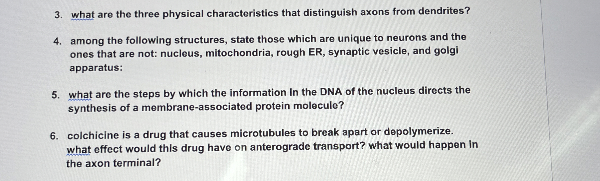 Solved what are the three physical characteristics that | Chegg.com