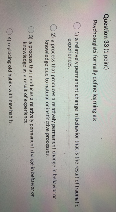 Solved Question 23 (1 point) How does consciousness impact | Chegg.com