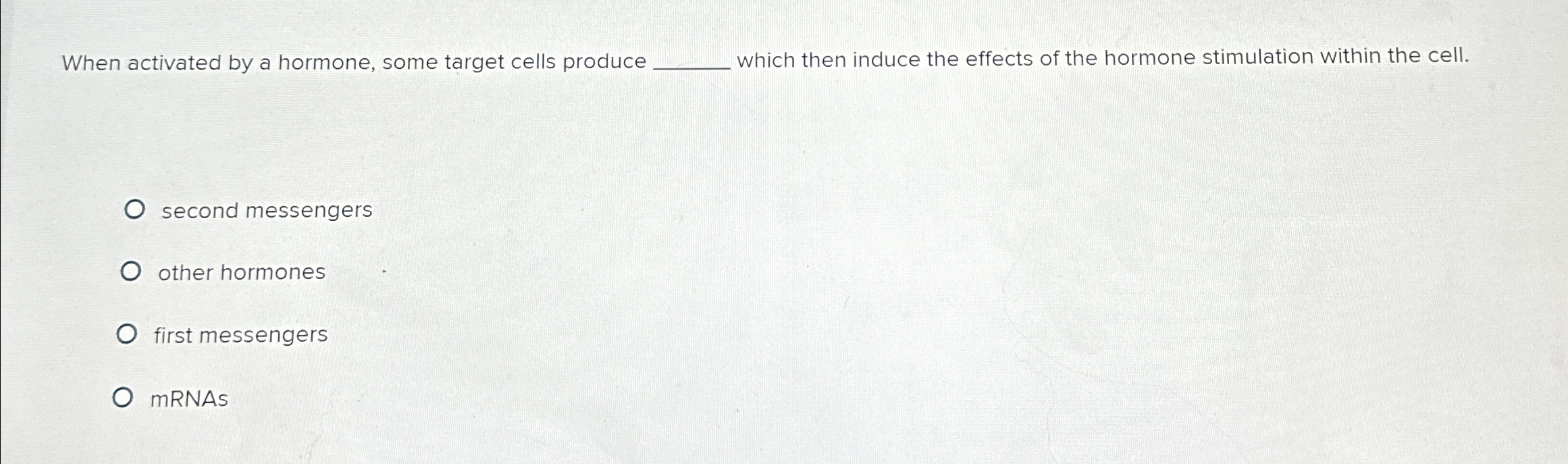 Solved When activated by a hormone, some target cells | Chegg.com
