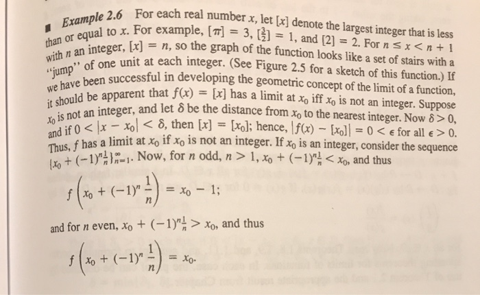 Solved 13. Define f:R → R by f(x) = x-[x]. (See Example 2.6 | Chegg.com