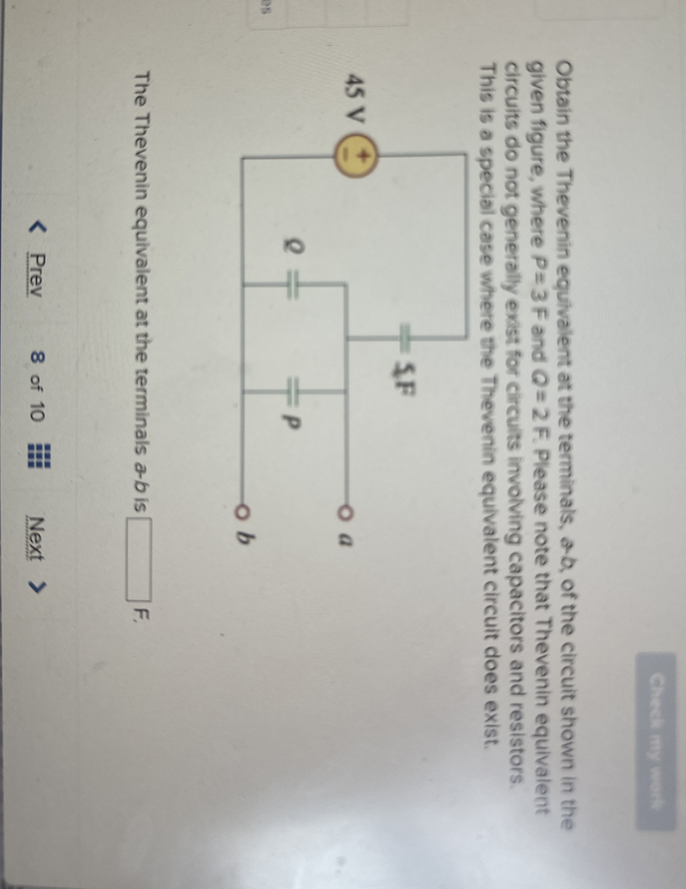 Solved Obtain the Thevenin equivalent at the terminals, a-a, | Chegg.com