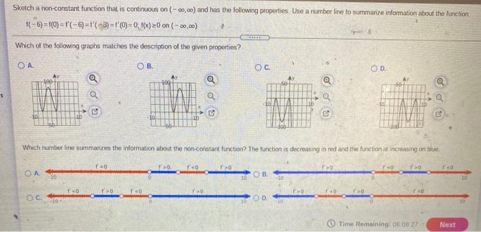 Solved Sketch a non-constant function that is continuous on | Chegg.com