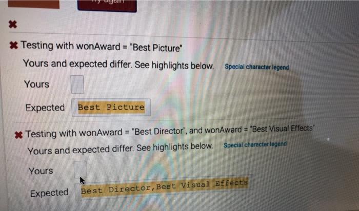 Solved Define a setter function named wonAward that takes a | Chegg.com Solved Define a setter function named wonAward that takes a | Chegg.com