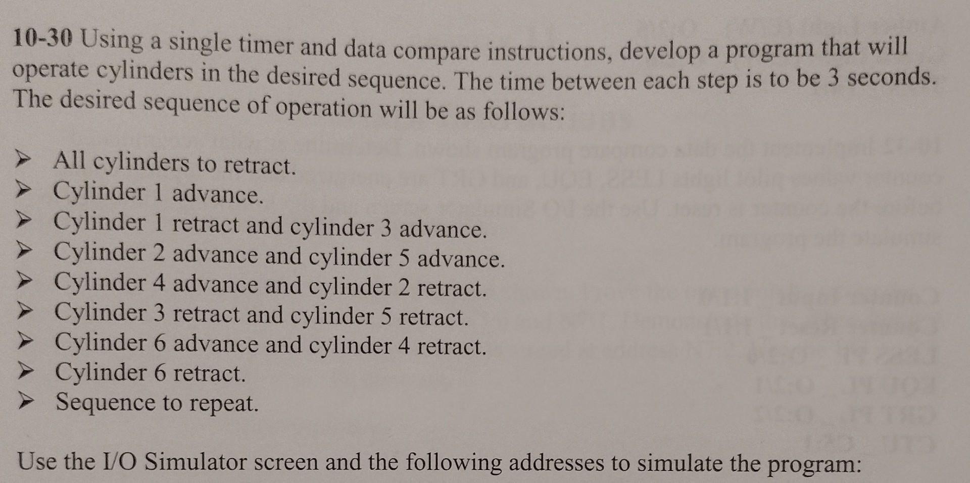 Solved 10-30 Using a single timer and data compare | Chegg.com