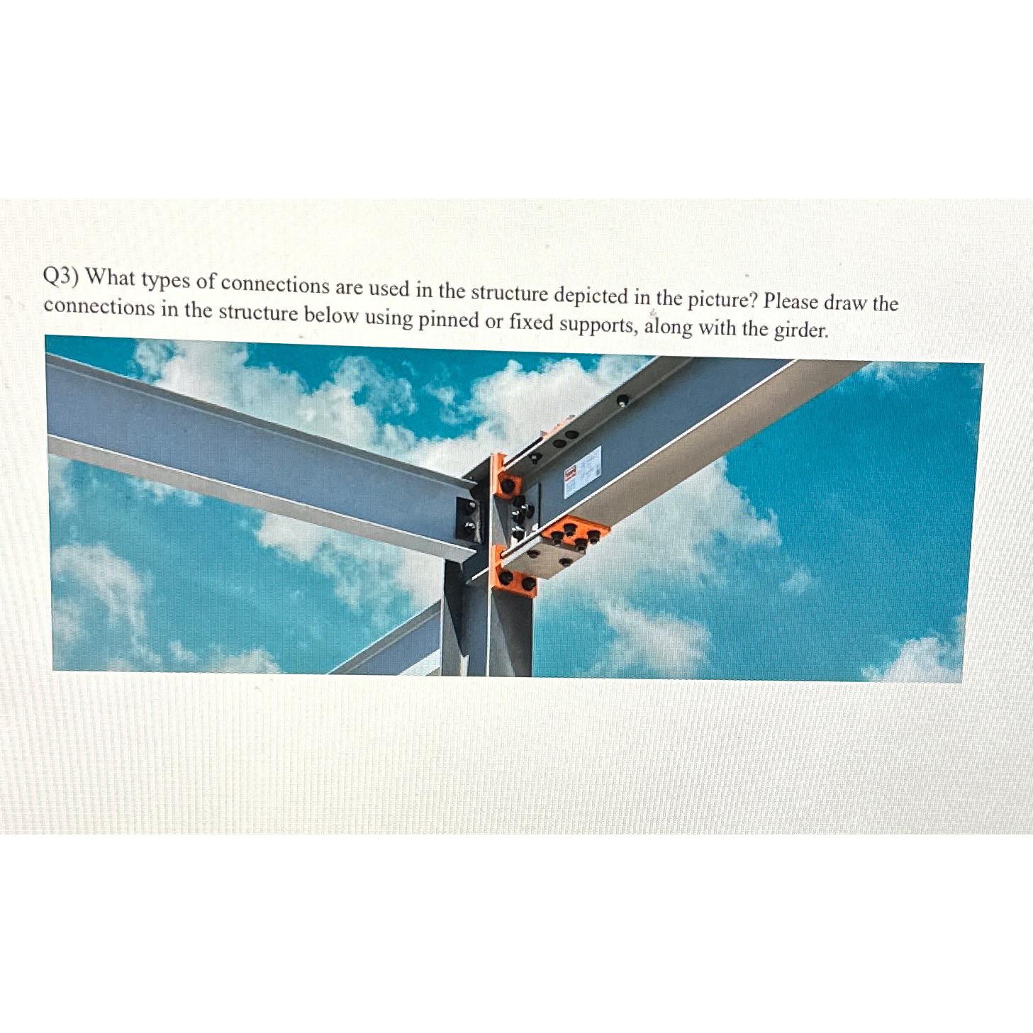 Solved Q3) ﻿What types of connections are used in the | Chegg.com