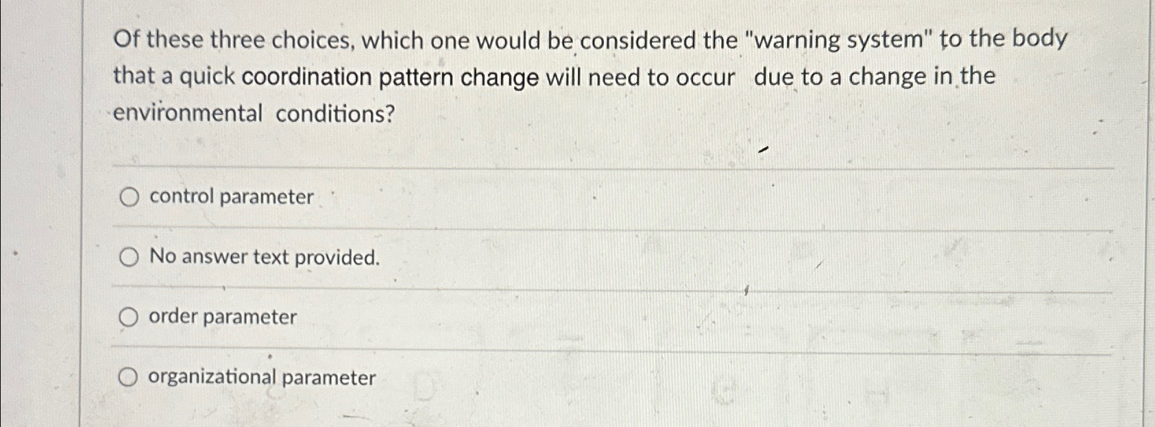 Solved Of these three choices, which one would be considered | Chegg.com