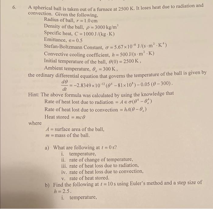 Solved please complete #6parts a through cpart b find | Chegg.com
