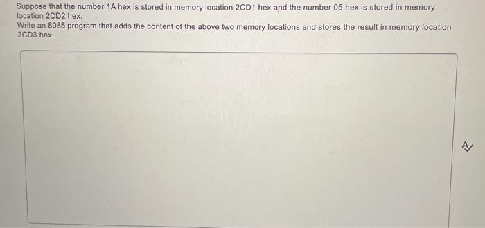 Solved Suppose that the number 1A hex is stored in memory | Chegg.com