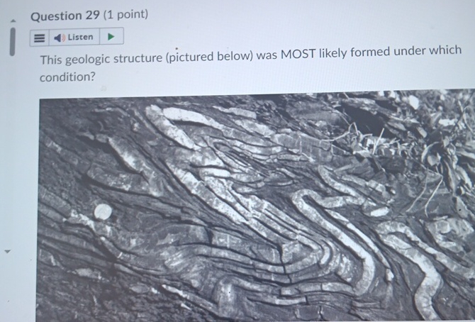 Solved Question 29 (1 ﻿point)This geologic structure | Chegg.com