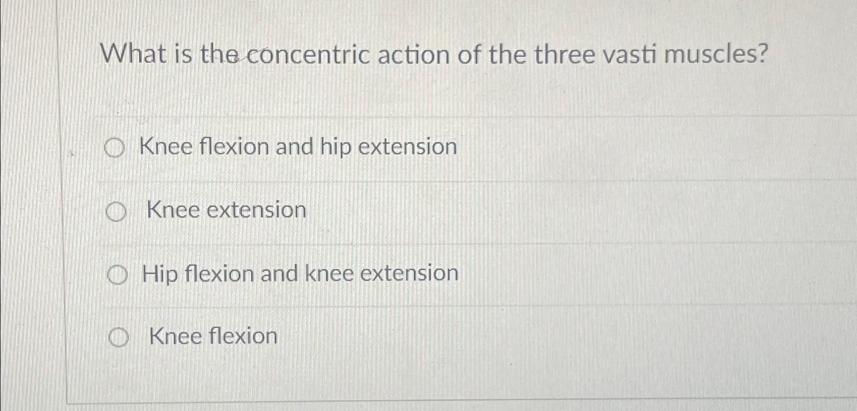 Solved What is the concentric action of the three vasti | Chegg.com